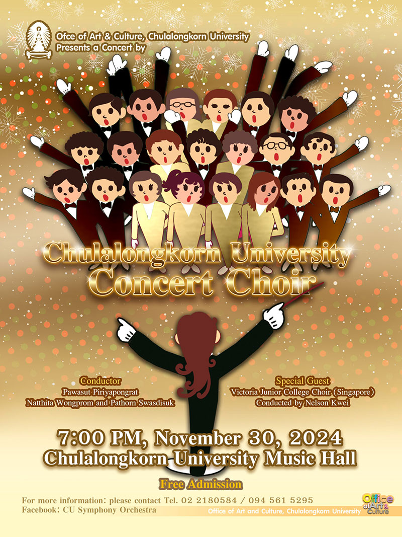 Chulalongkorn University Concert Choir Concert (CUCC) - Office of Art ...